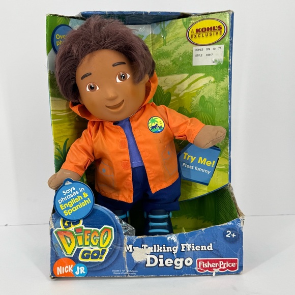 Fisher-Price | Toys | Nick Jr 206 Go Diego Go My Talking Friend Diego ...